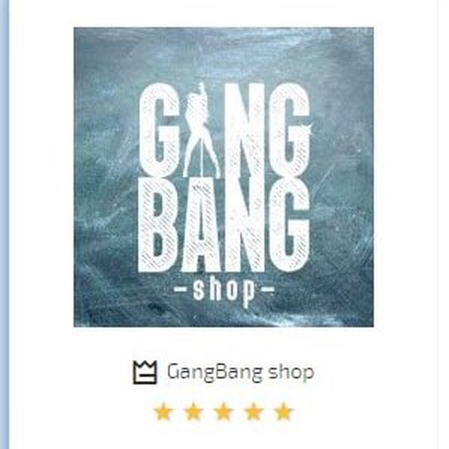Telegram-канал "GANG BANG SHOP | МЕФ" — @gangbang_meph_official — TGStat