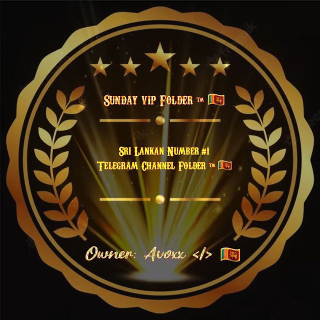 Telegram channel "Sunday vip Folder ™ 🇱🇰" — @folder_vip — TGStat