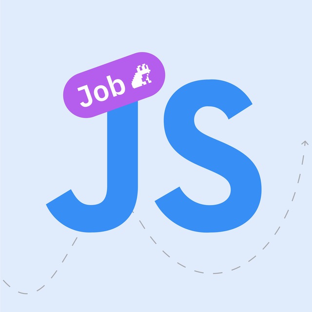 Telegram-канал "Javascript jobs — вакансии по фронтенду, джаваскрипт, React, Angular, Vue ...