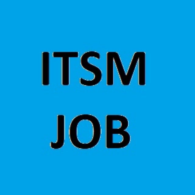 Telegram-канал "ITSM JOB" — @itsmjob — TGStat